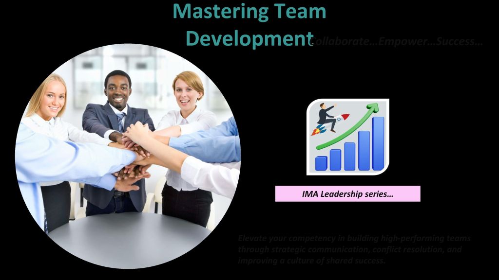 Mastering Team Development – IMA Learning Solutions